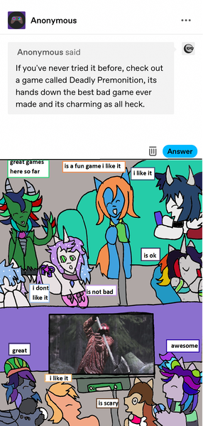 Safe Artist Ask Luciavampire Derpibooru Import Oc Demon