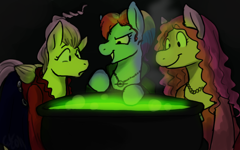 #34903 - artist:cartoonlion, cauldron, costume, crossover, derpibooru ...