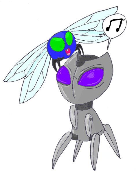 #35372 - artist:large-rarge, crossover, derpibooru import, parasprite ...