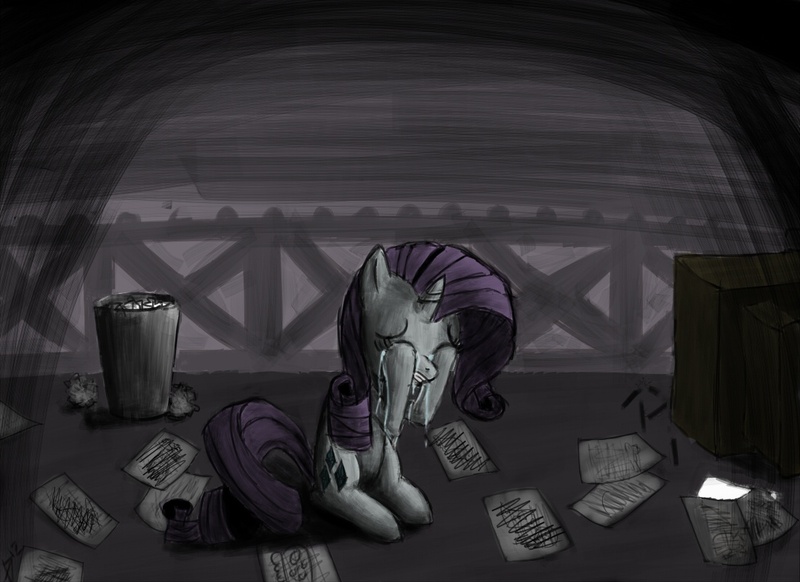 Rarity Crying