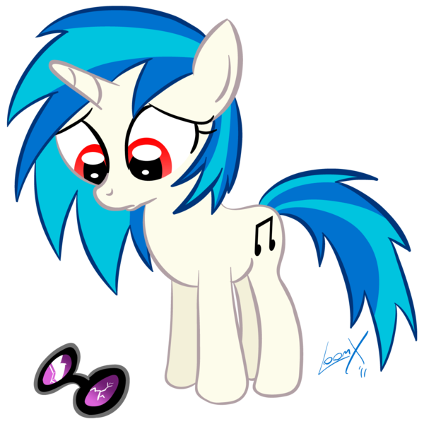 #64863 - artist:loomx, broken, derpibooru import, sad, safe, sunglasses ...