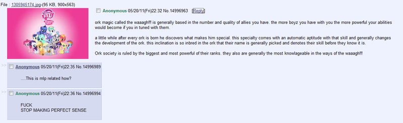 #112473 - 4chan, crossover, derpibooru import, insane troll logic, ork ...