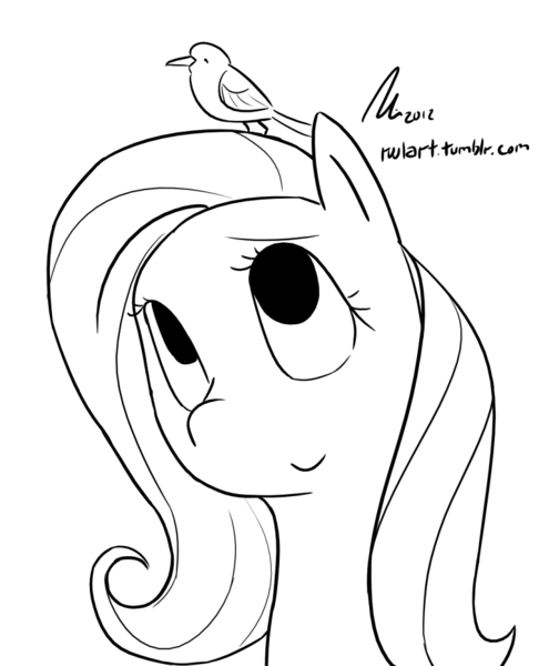 #119852 - artist:rwl, bird, derpibooru import, fluttershy, safe - Twibooru