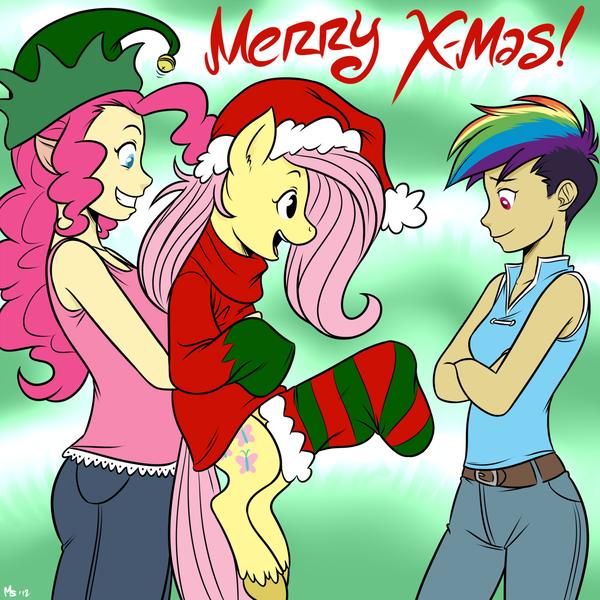 #142127 - questionable, artist:megasweet, derpibooru import, fluttershy, pinkie pie, rainbow ...