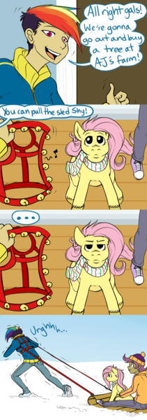 #144767 - artist:cartoonlion, ask futashy, christmas, derpibooru import, fluttershy, futa, futa ...