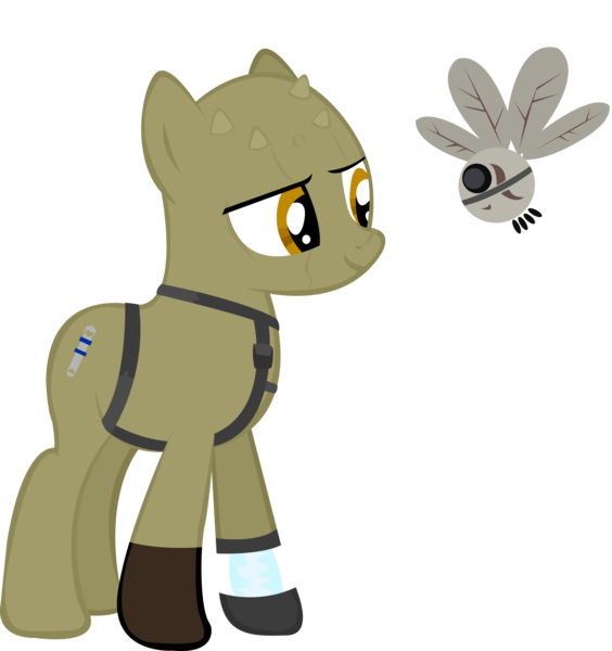 #159156 - safe, derpibooru import, oc, ponified, parasprite, absurd ...
