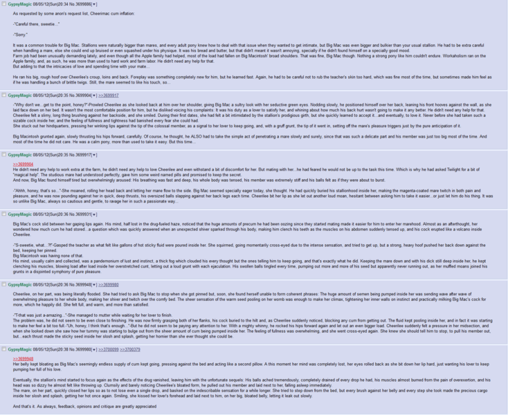 #86699 - 4chan, big macintosh, cheerilee, cheerimac, cum, cum inflation, derpibooru import ...