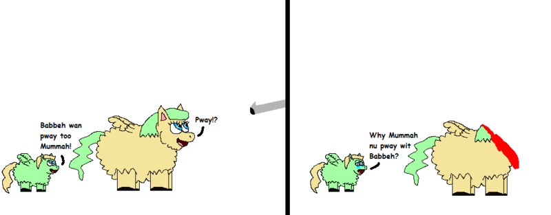 #93865 - 2 panel comic, artist:fortune, blood, comic, death ...