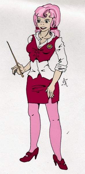 #185600 - artist:axiniana, cheerilee, clothes, derpibooru import, human ...