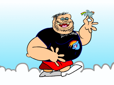 #197481 - animated, artist:catfood-mcfly, brony, brony stereotype ...