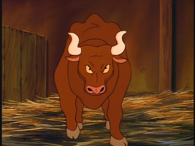 #200434 - safe, derpibooru import, screencap, bull, my little pony 'n ...