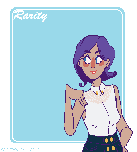 #207588 - safe, derpibooru import, rarity, humanized - Twibooru