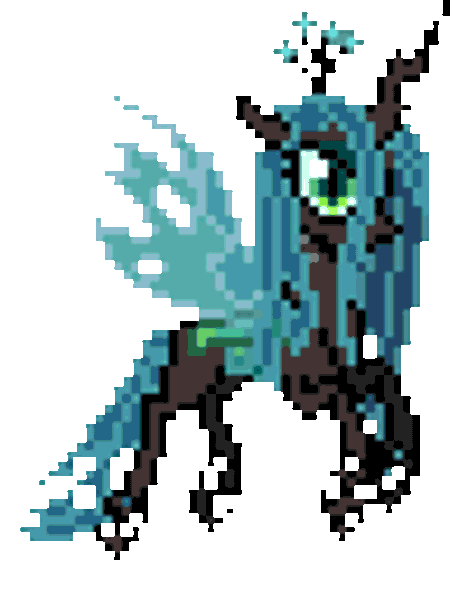 #236685 - animated, artist:botchan-mlp, changeling, changeling queen ...