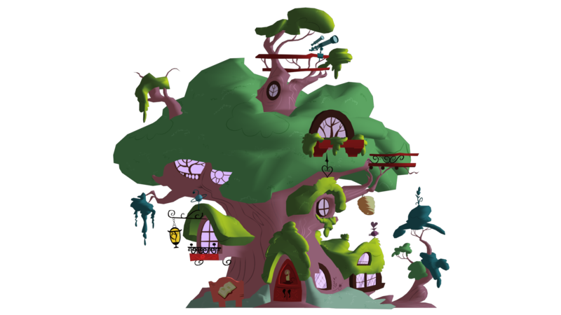 #238111 - 3d, derpibooru import, golden oaks library, ponyville, safe ...