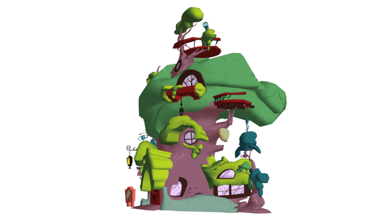 #238113 - 3d, derpibooru import, golden oaks library, ponyville, safe ...