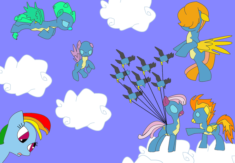 #248832 - artist:youwillneverkno, cheerilee, cloud, cloudy, crow, derpibooru import, rainbow ...