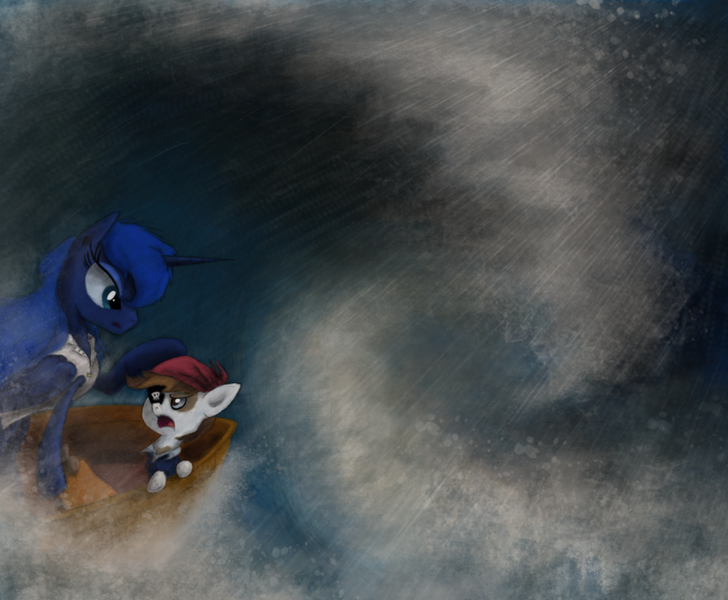 #287184 - artist:hewison, boat, derpibooru import, pipsqueak, princess ...