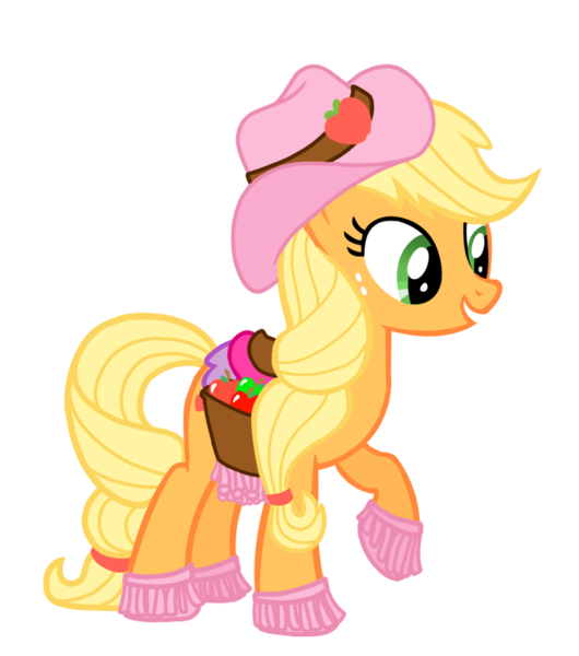 #299760 - alternate hairstyle, apple, applejack, applejack also dresses ...