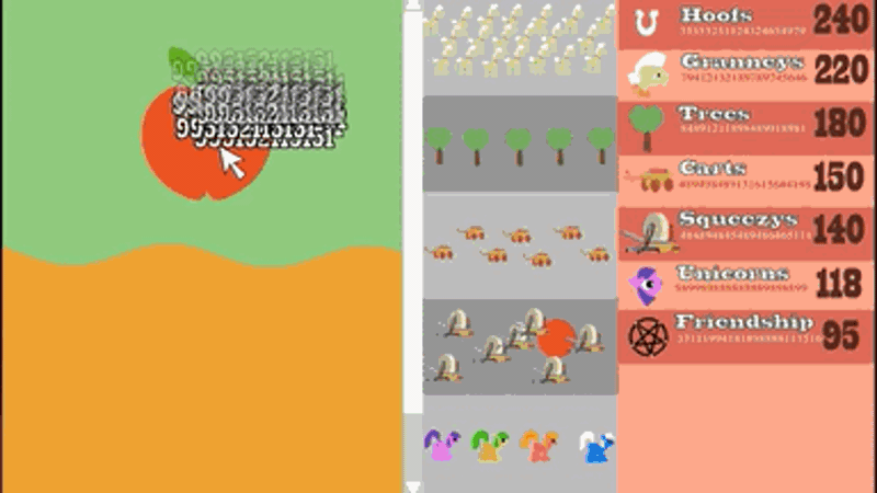 #360139 - animated, apple, artist:limeylassen, cookie clicker ...