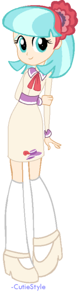 #378651 - safe, artist:cutiestyle, derpibooru import, coco pommel, equestria girls, equestria ...