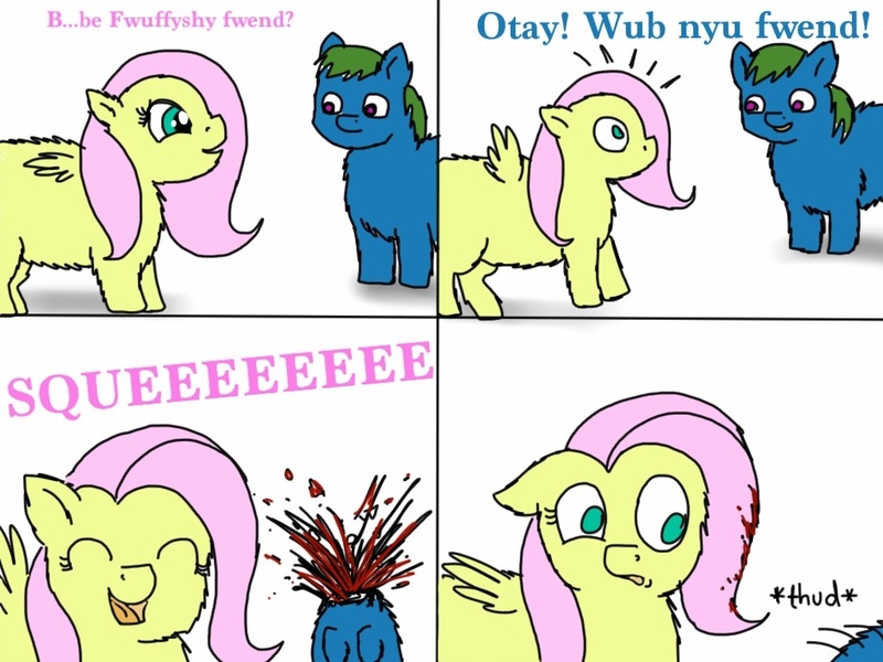 #411235 - artist:waggytail, blood, comic, dark comedy, dead, death ...