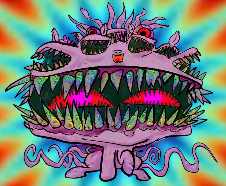 #436313 - grotesque, artist:ja0822ck, derpibooru import, deity, body ...