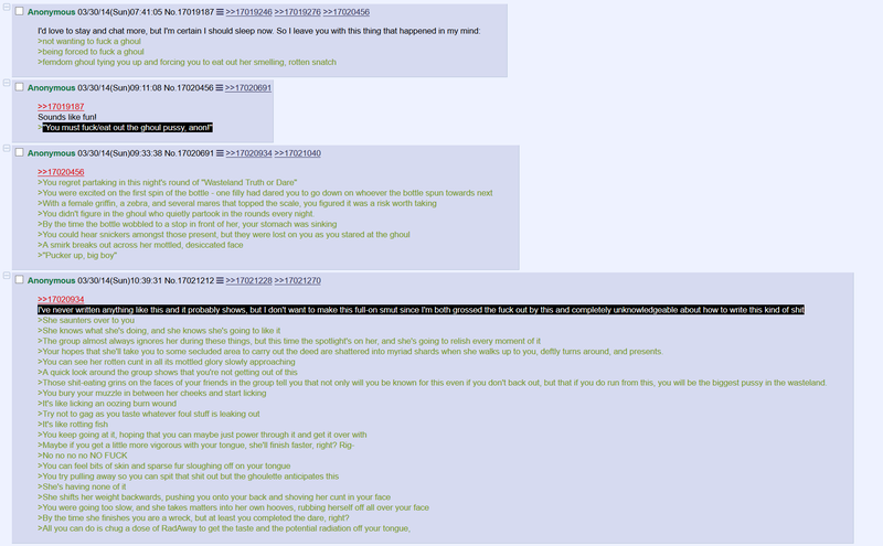 #442540 - 4chan, cunnilingus, derpibooru import, explicit, fallout ...