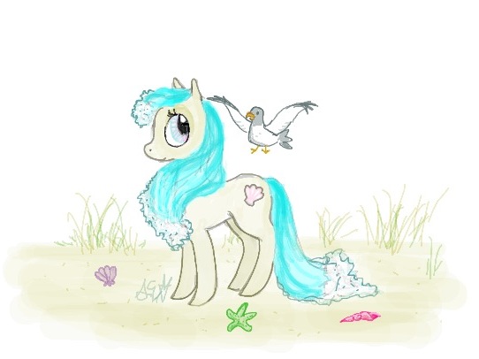 #484401 - artist:samsketchbook, bird, derpibooru import, oc, oc:seafoam, safe, seagull, solo ...