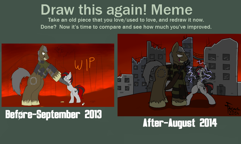 #526010 - artist:facade, derpibooru import, draw this again, fallout ...