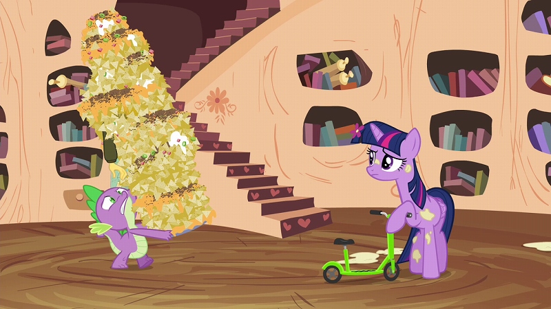 #548360 - grimdark, derpibooru import, edit, edited screencap, screencap, flash sentry, spike ...