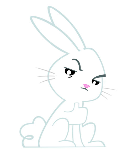 #585611 - angel bunny, approves, artist:flare-chaser, derpibooru import ...