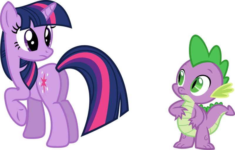 #615259 - safe, artist:porygon2z, derpibooru import, spike, twilight ...