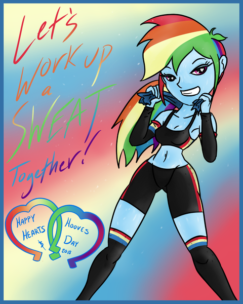 #629503 - suggestive, artist:wryte, derpibooru import, rainbow dash, equestria girls, bedroom ...