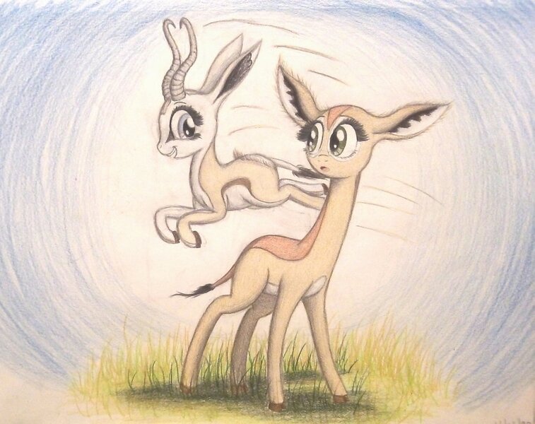 #661033 - animal in mlp form, antelope, artist:thefriendlyelephant, big ...