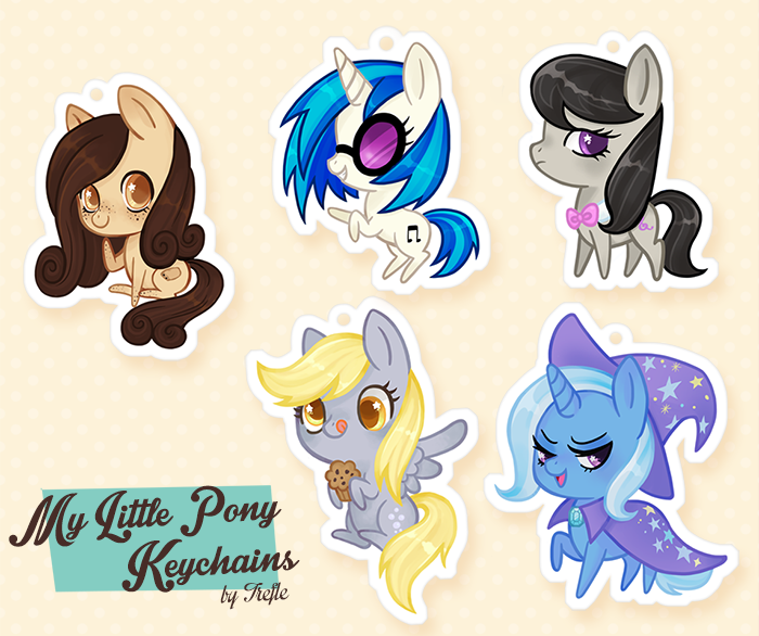 702862 Safe Artisttrefleix Derpibooru Import Derpy Hooves Octavia Melody Trixie Vinyl