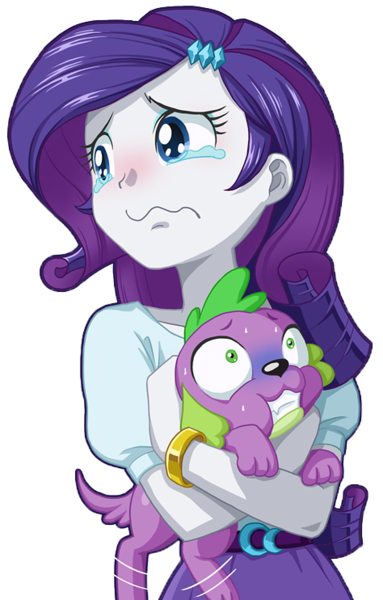 #724101 - safe, artist:uotapo, derpibooru import, edit, rarity, spike ...