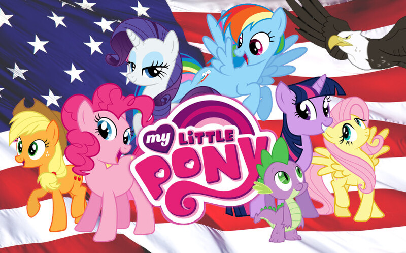 #748832 - american flag, applejack, bald eagle, derpibooru import ...