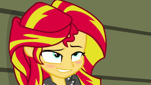 #767722 - suggestive, derpibooru import, edit, edited screencap, screencap, sunset shimmer ...