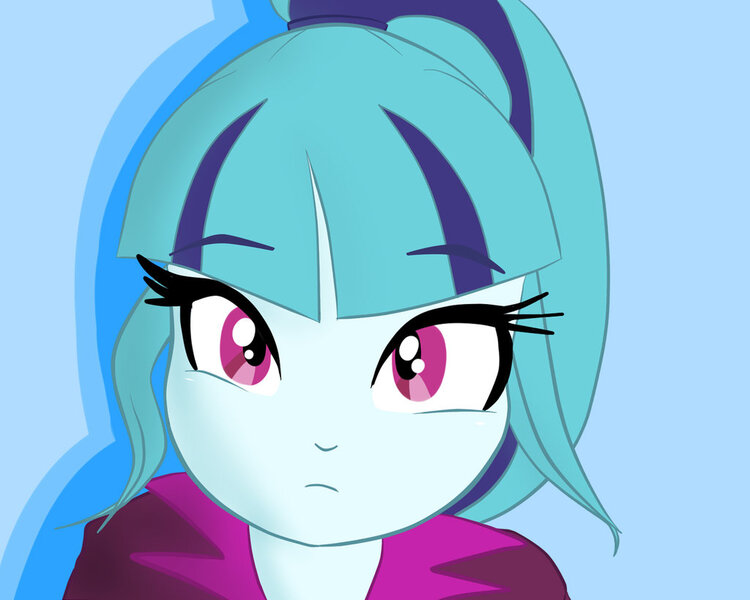 #816373 - safe, artist:amazingpuffhair, derpibooru import, sonata dusk ...