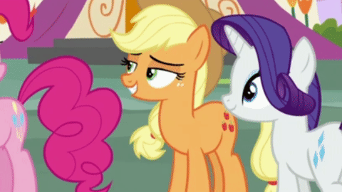 Applejack Laughing Gif