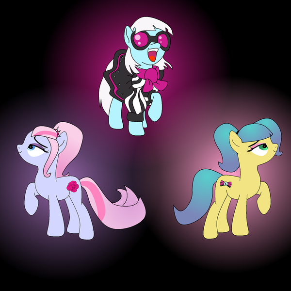 #829724 - safe, artist:princessangeldust, derpibooru import, photo finish, pixel pizazz, violet ...