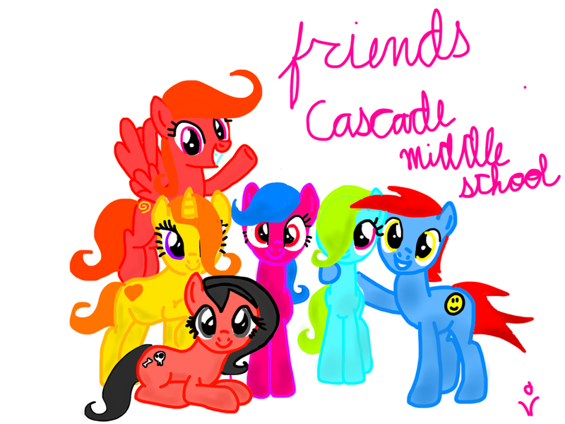 #837812 - artist:rihanna bell pepper, derpibooru import, friends, oc ...