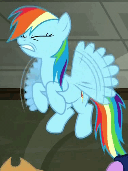 #898890 - animated, applejack, buzzing wings, derpibooru import, eyes ...