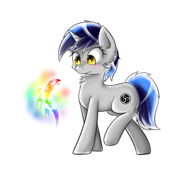 #939441 - artist:karani, derpibooru import, looking at something, oc, oc:cappie, safe ...