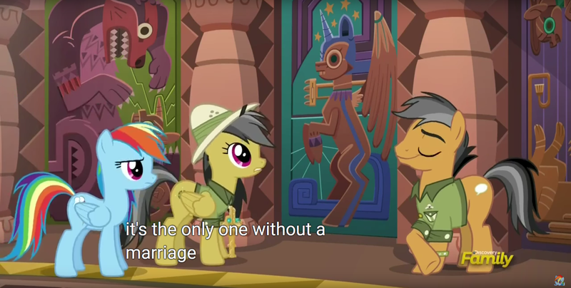 #944524 - safe, derpibooru import, screencap, daring do, quibble pants, rainbow dash, pony ...