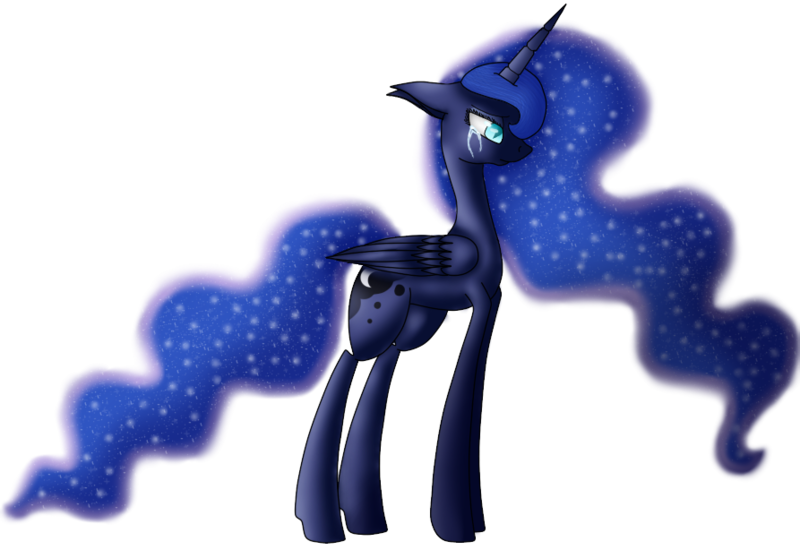 #1004218 - safe, artist:tamashia, derpibooru import, princess luna ...