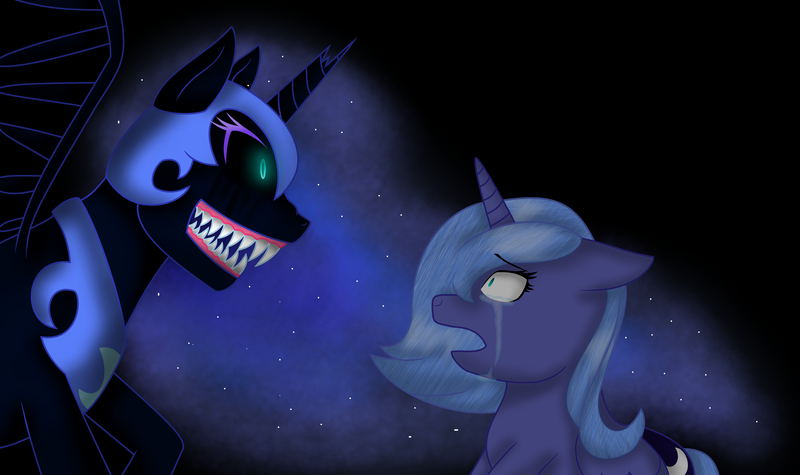 #1021154 - artist:tigerwolf54, crying, derpibooru import, nightmare ...