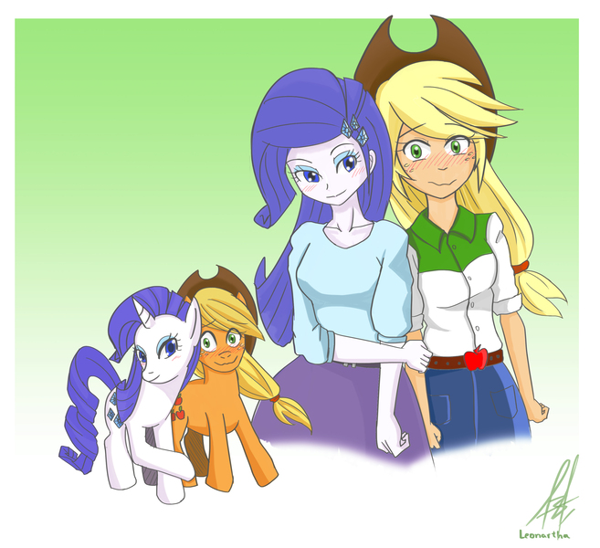 #1045275 - safe, artist:leonartha03, derpibooru import, applejack ...