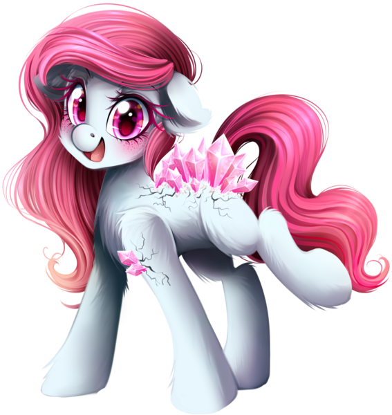 #1046077 - artist:meotashie, crystal, crystalline, derpibooru import, female, mare, oc, oc ...