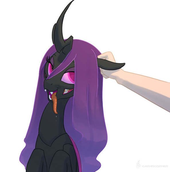 #1080725 - suggestive, artist:carnifex, derpibooru import, changeling queen oc, oc, oc:miasma ...